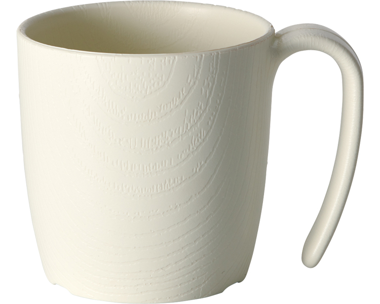 木目持ちやすいコップ / NMGS1HB クリーム - デモショップ - 商店